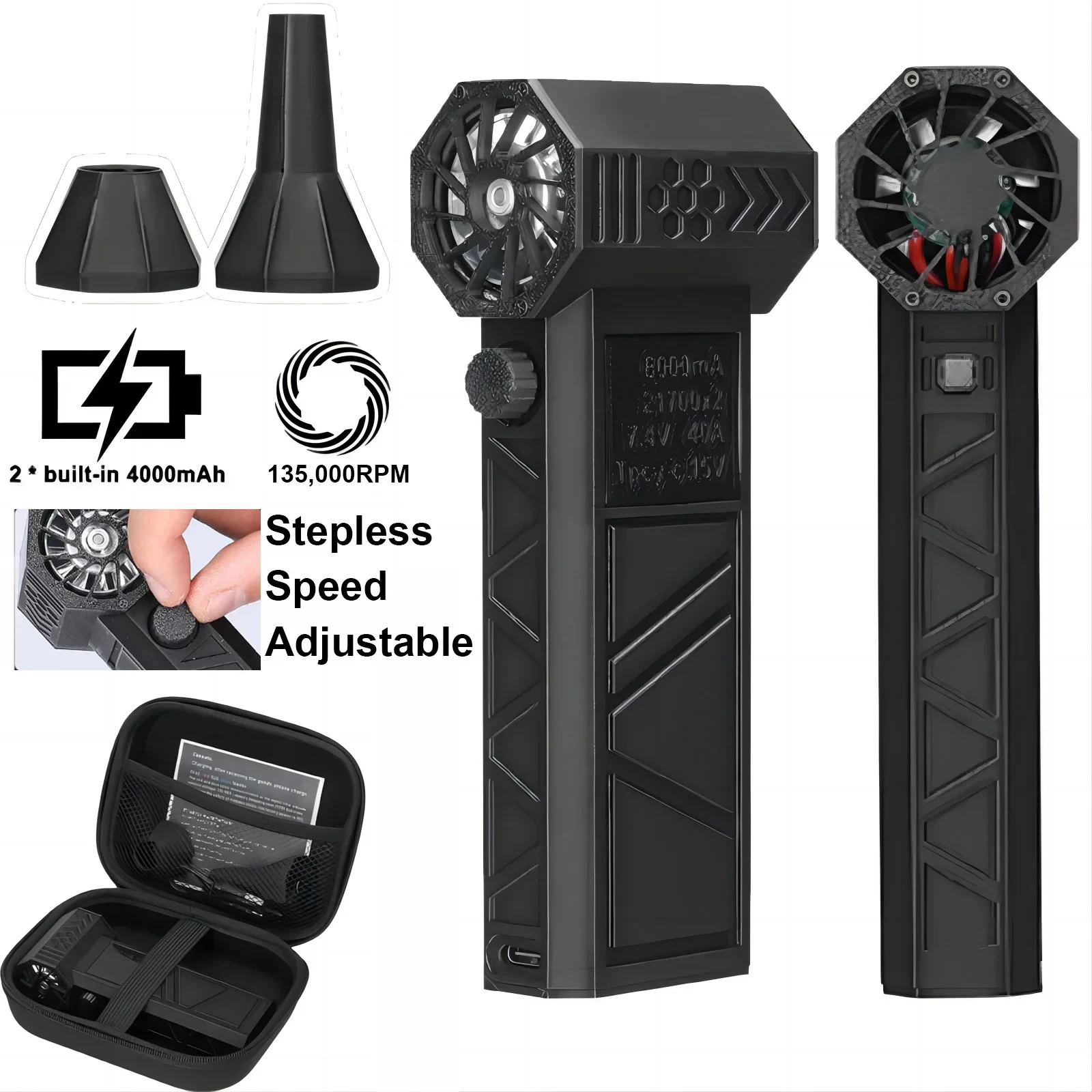 135000RPM-Jet-Fan-Powerful-Brushless-Motor-4000mAh-Stepless-speed ...