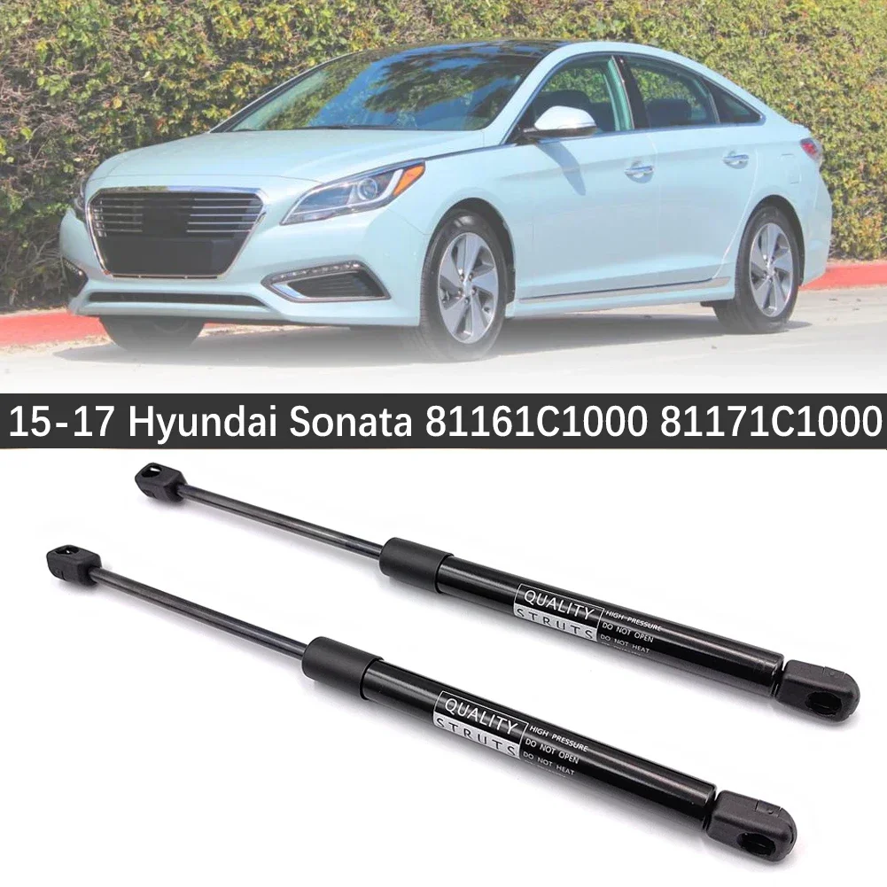2pcs For Hyundai Sonata 15-17 Auto 81171C1000 Front Bonnet Gas Spring ...
