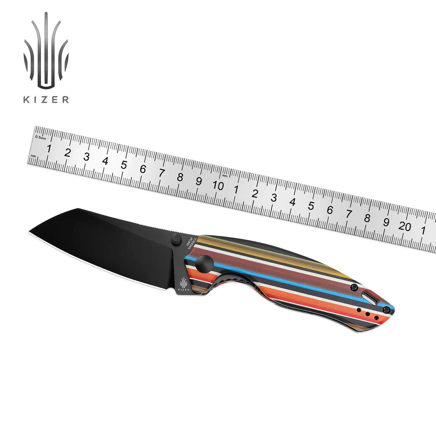 Kizer Serape Series Knife Hunting Towser K V4593C4 New Colorful G10 ...