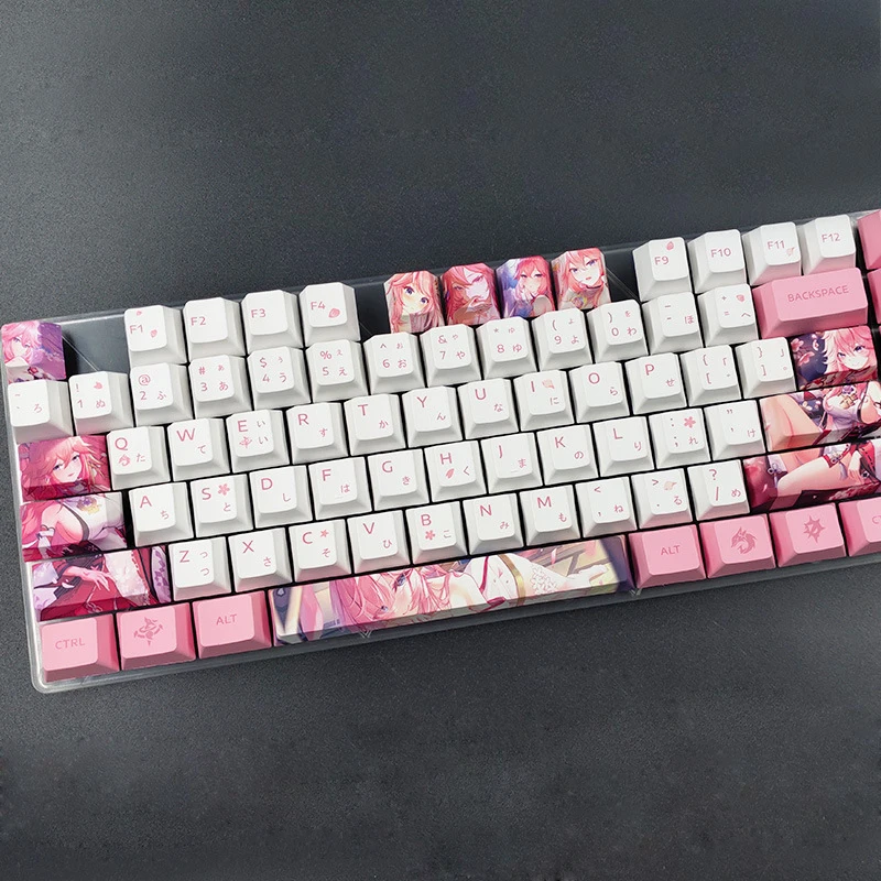 12Keys-Set-Anime-Character-Design-Custom-Thermal-Sublimation-Keycaps ...