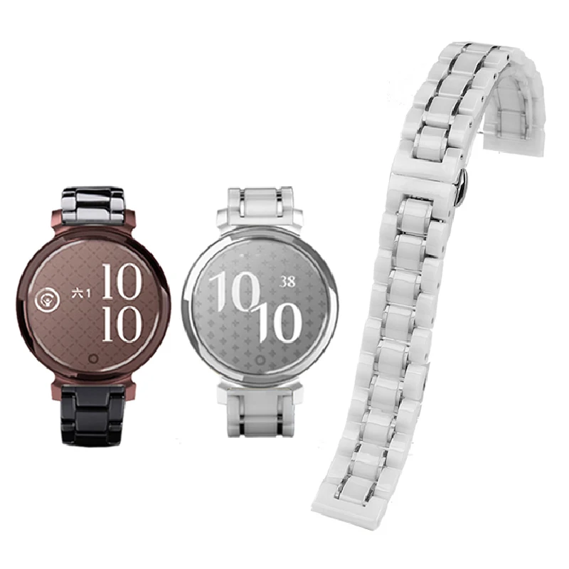14mm-Smart-Watch-Strap-for-New-Garmin-Lily-2-Ceramic-Watch-Strap ...