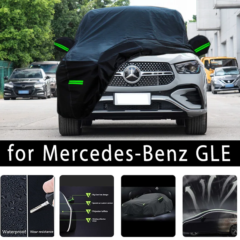 For Mercedes-Benz GLE Outdoor Protection Full Car Covers Snow Cover ...