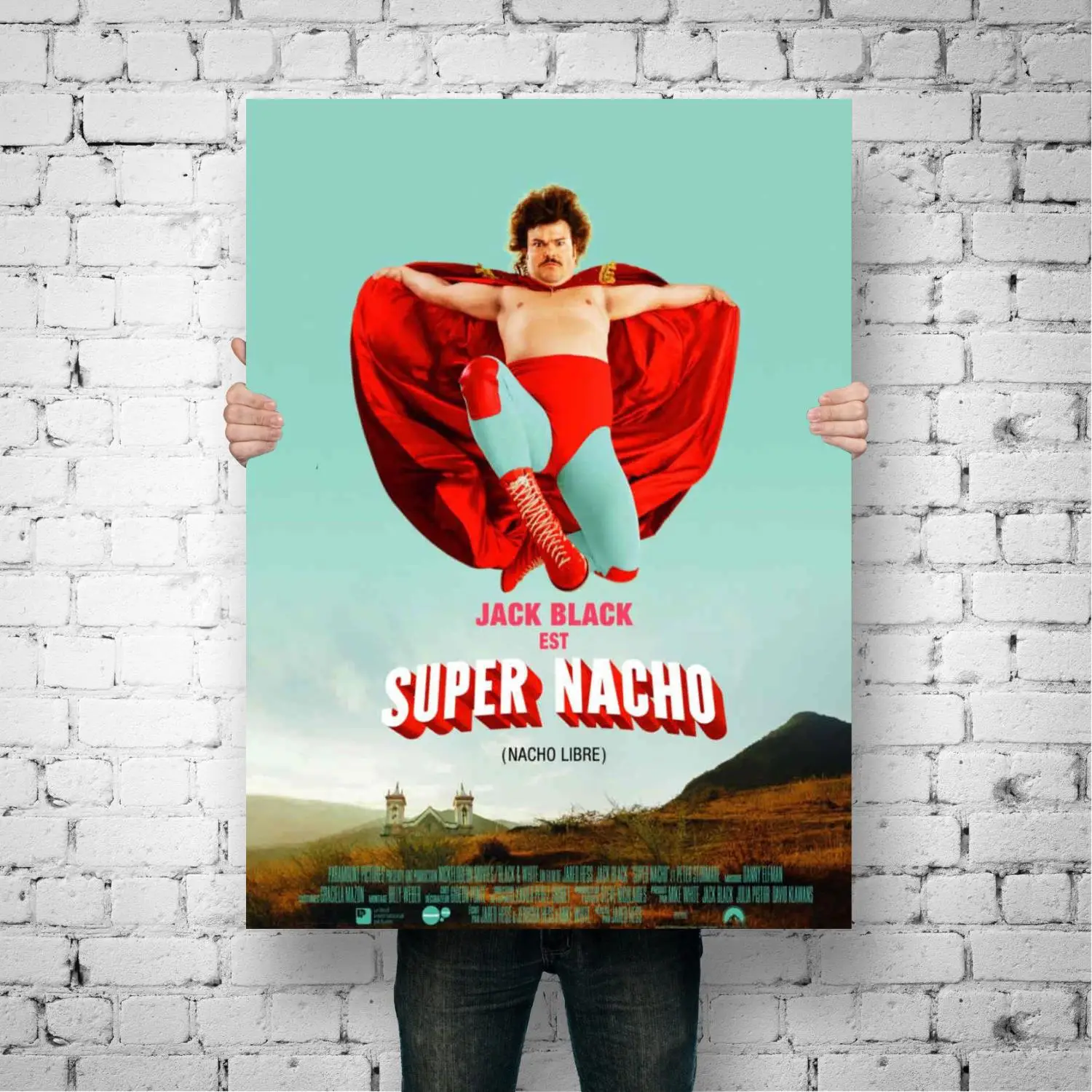 Nacho Libre Mask Poster