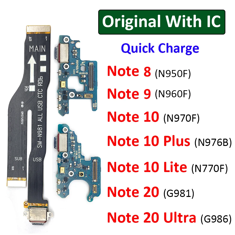 Original-Charger-Board-Flex-For-Samsung-Note-20-Ultra-8-9-10-Plus-Lite ...