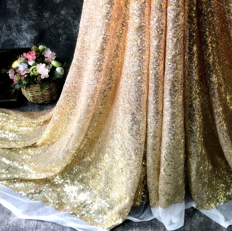 Gold Sequin Fabric