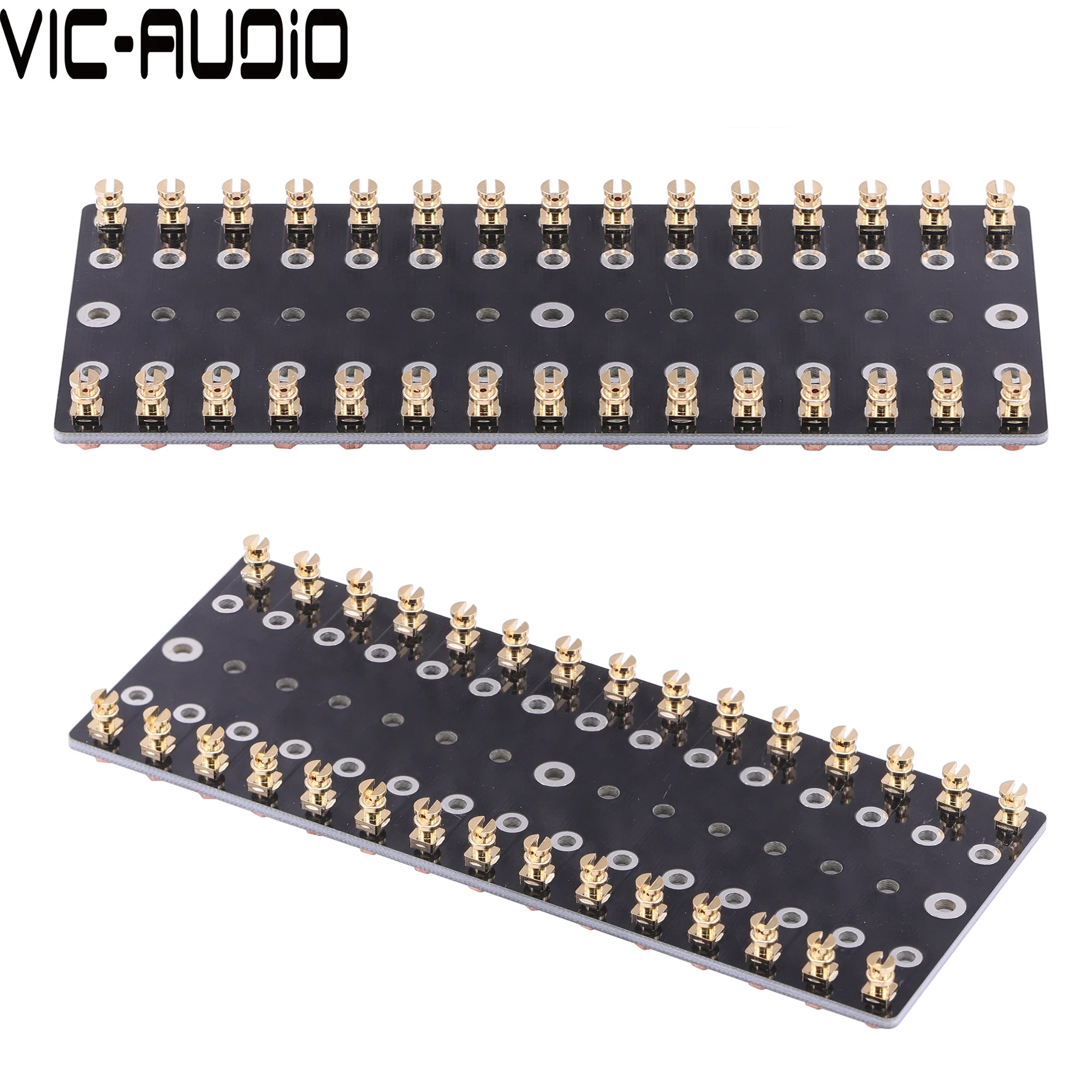 1PC DIY Projects Audio Strip Tag Board Terminal Lug Turret Board Gold ...