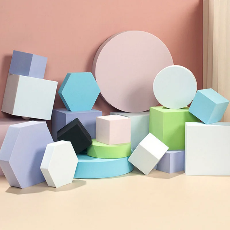 8pcs-Hard-Foam-Shapes-Makeup-Tools-Studio-Shooting-Props-Geometric-Cube ...