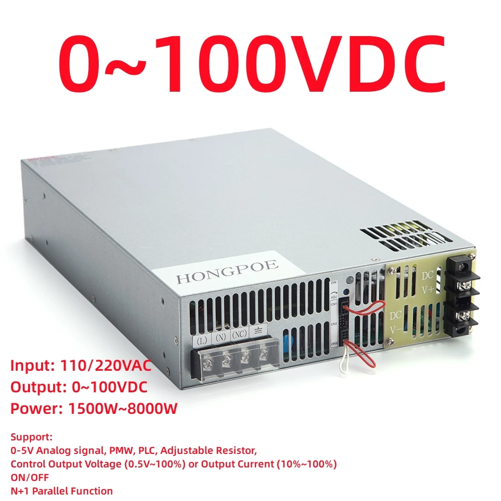 0 100V Adjustable power supply 100V 0 5V analog signal PLC PMW Control ...