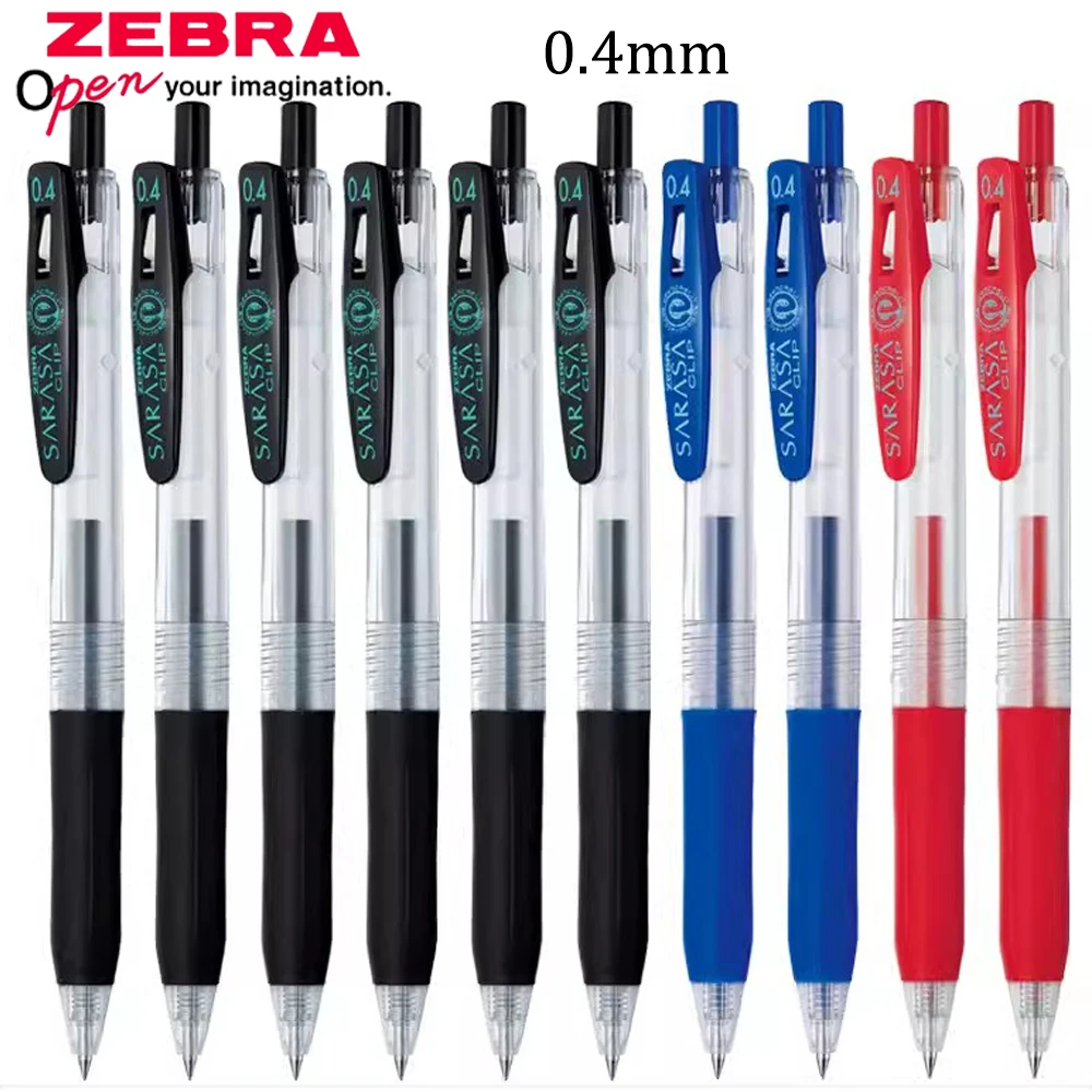 Japan ZEBRA SARASA 0.4mm Gel Pen JJS15 Quick-drying Smooth Student ...