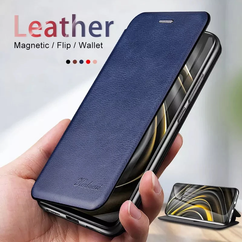 Luxury Leather Flip Case For Xiaomi Redmi Note 9 9s 10 5g 10s 11 11s 8 ...