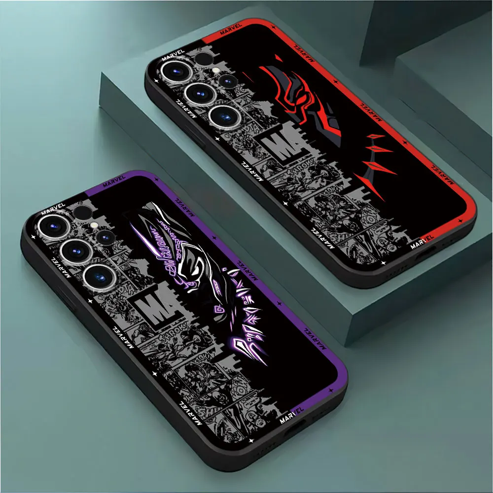 Marvel-Panther-Cover-Phone-Case-for-Samsung-Galaxy-S22-Plus-S24-Ultra ...