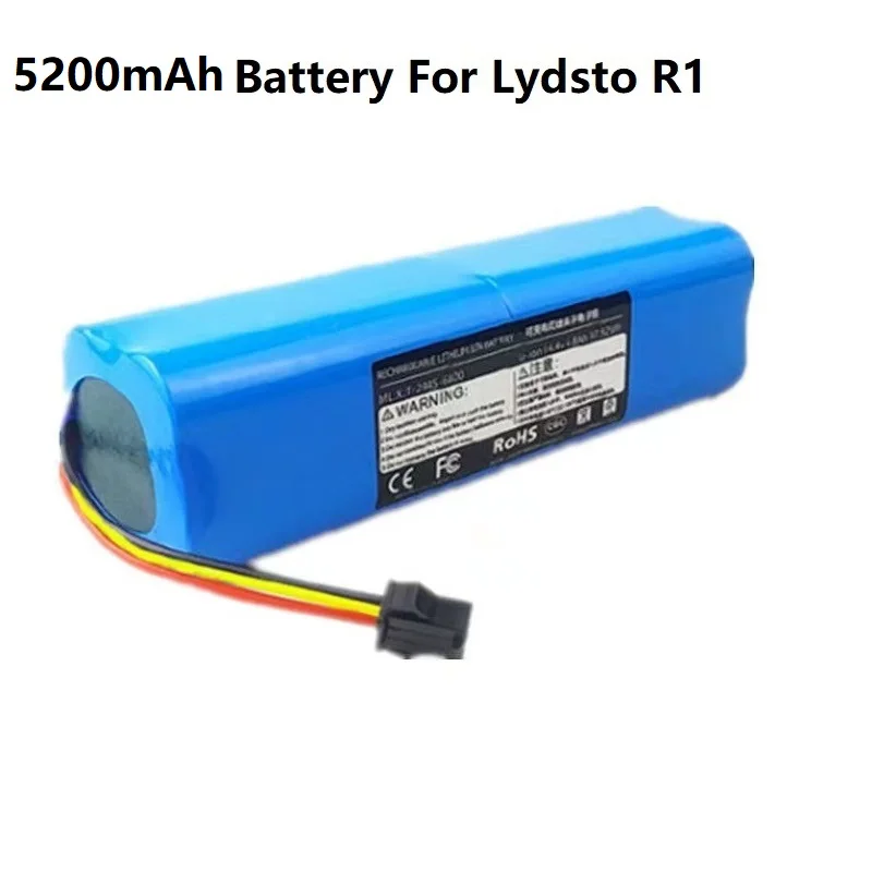 New Battery For Lydsto R1 Rechargeable Li-ion Battery Robot Vacuum ...