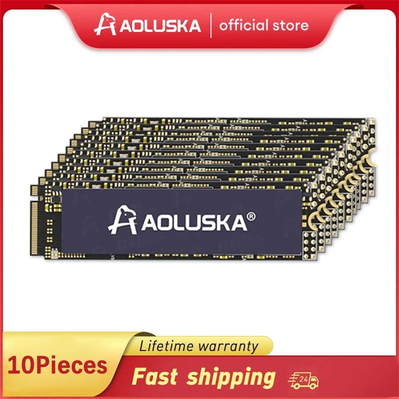 AOLUSKA-10PCS-M2-SSD-NVMe-256GB-512GB-1TB-128GB-2280-PCIe-SSD-Internal ...