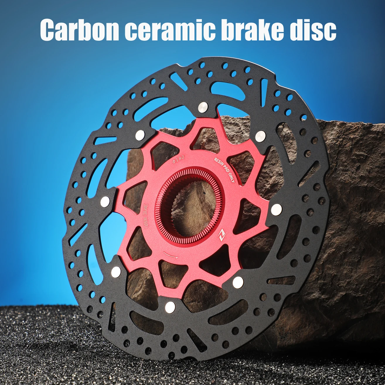 Lvzhun Carbon Ceramic Bicycle Disc Brake Rotor 140/160/180/203mm 6-Bolt ...