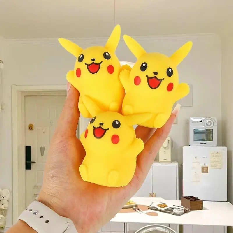 Pok-mon-Pikachu-Pinchable-Brinquedo-Infantil-Descompress-o-Anime ...