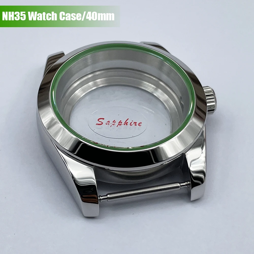 40mm-Smooth-Bezel-Watch-Case-Fit-to-DJ-NH35-NH36-Movement-Stainless ...