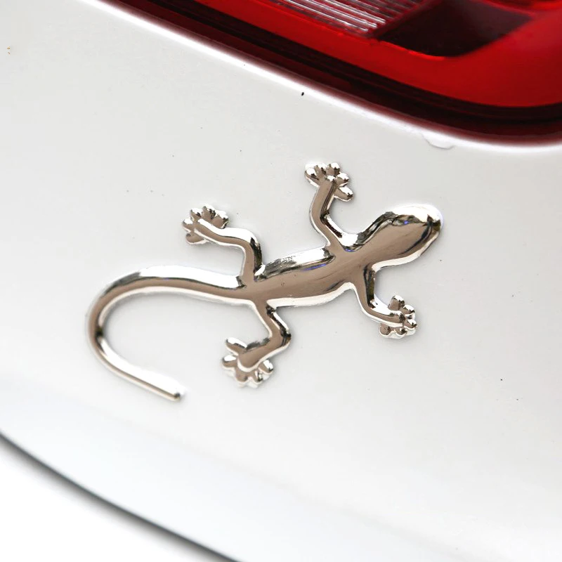 1-2PCS-Gecko-Lizard-Car-Sticker-Motorcycle-3D-Sticker-Decal-Waterproof ...