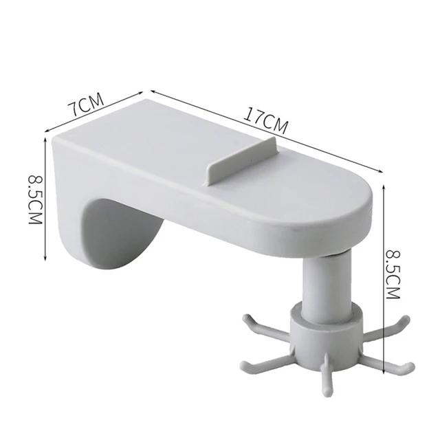 360 Degrees Rotated Hook Punch-free Kitchen Cabinet Under Shelf Holder ...