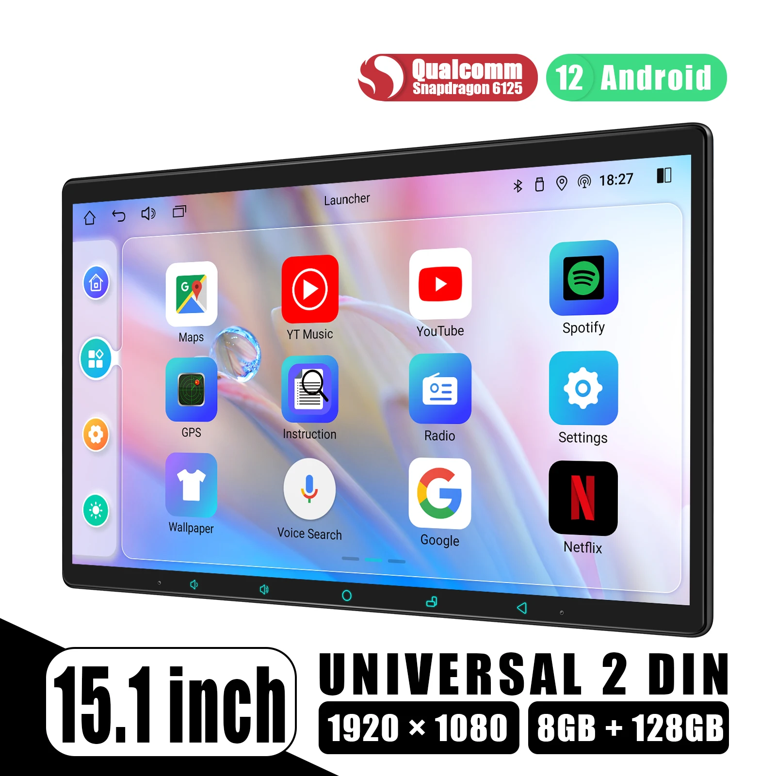 JOYING-15-1-8G-128G-1920-1080-Android-12-Universal-Car-Radios-Stereo ...