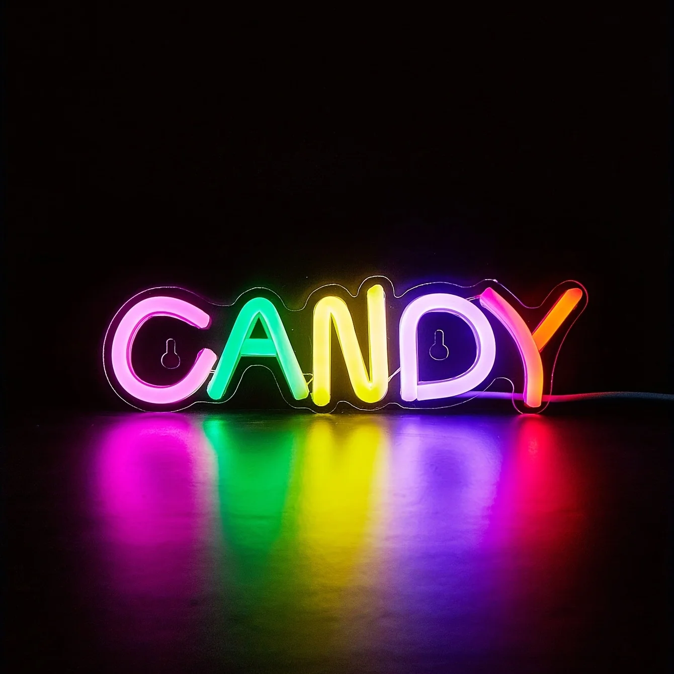 Candy-LED-Neon-Sign-Light-USB-Powered-Energy-Efficient-Decora-o-de ...