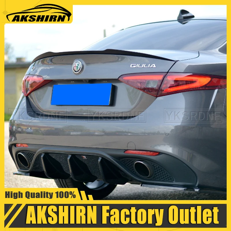 For-Alfa-Romeo-Giulia-Sedan-2015-2016-2017-2023-Rear-Trunk-Lid-Spoiler ...