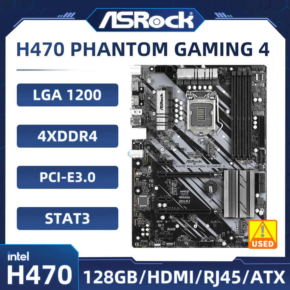 Asrock-placa-base-H470-PHANTOM-GAMING-4-LGA-1200-Intel-H470-DDR4-2933 ...