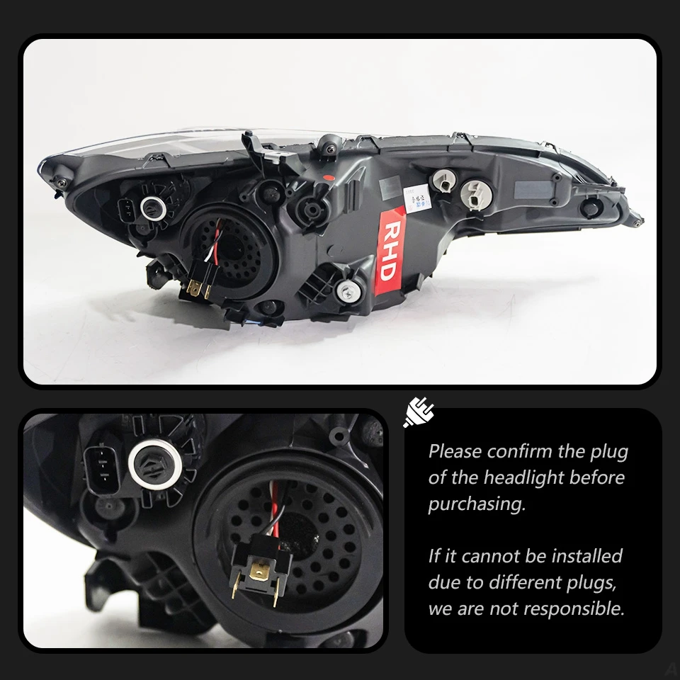 Car Styling Head lamp light for Honda Fit Headlights 2014-2020 Jazz LED ...