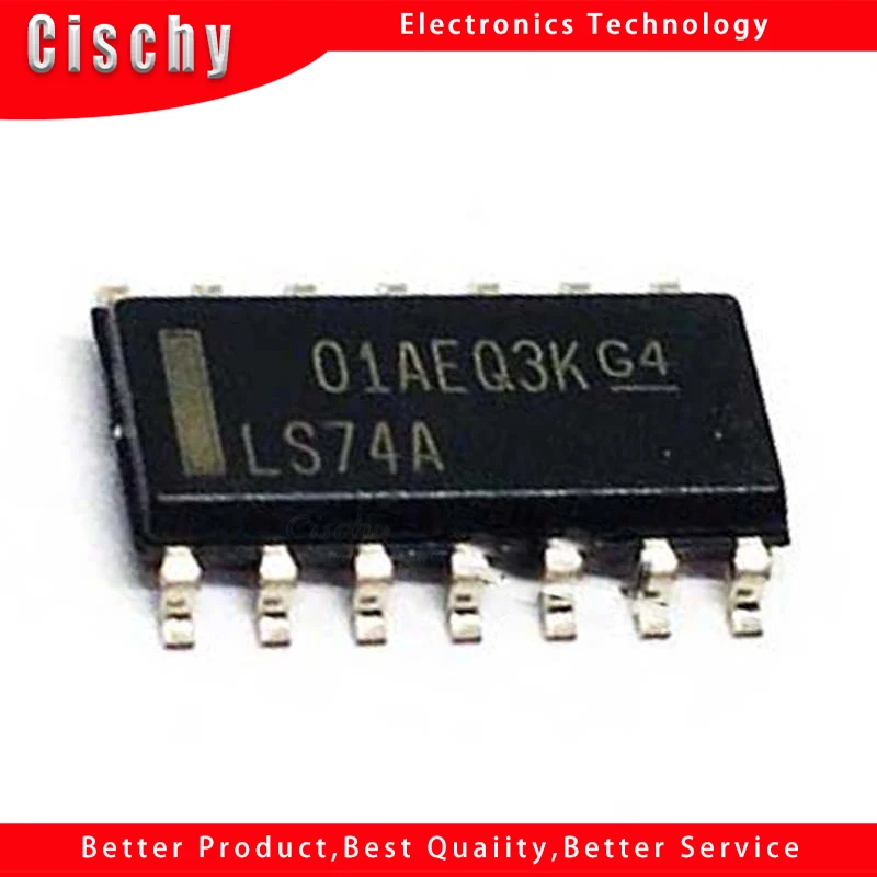 1 unids/lote 74LS74 SN74LS74A 74LS74A SOP 14|Relés| - AliExpress