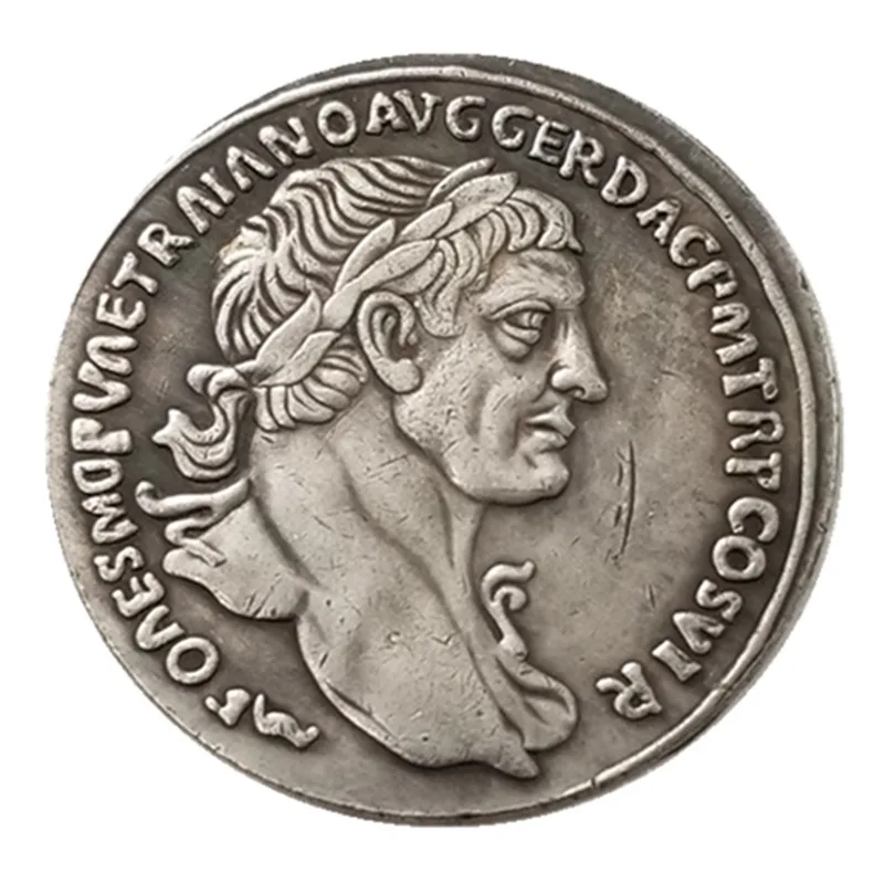 Antique-craftsmanship-of-ancient-Roman-coins-silver-plated-old-coin ...