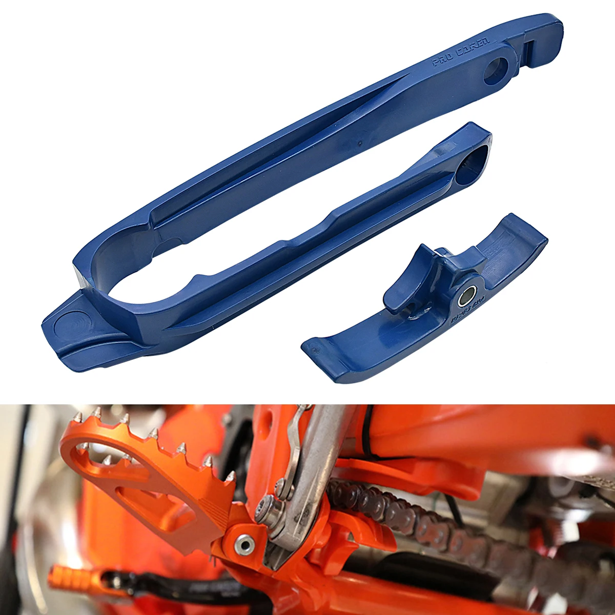 Motorcycle Chain Slider Guard Swingarm Guide For KTM EXC EXC-F SX SX-F ...