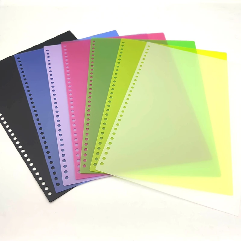 2-Sheets-Loose-leaf-Book-Cover-A4-30-Ring-A5-20-Hole-Round-Corner ...