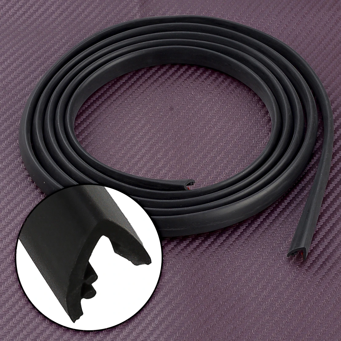 2M-V-Shape-Car-Front-Left-Rear-Right-Door-Side-Window-Edge-Seal-Strip ...