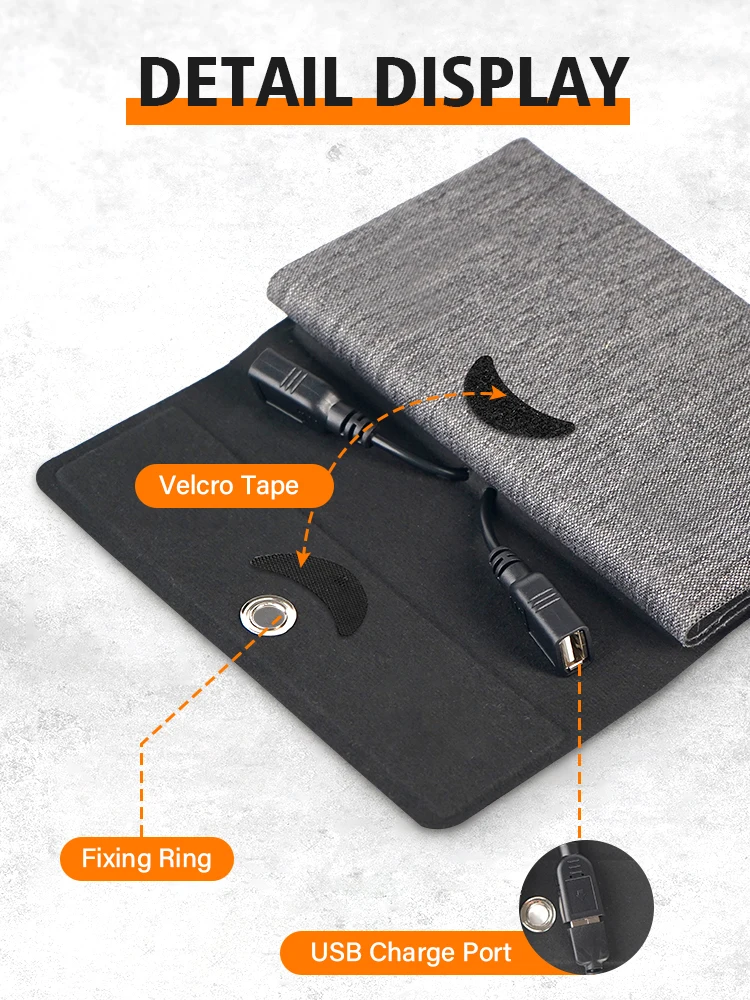 JMUYTOP-Portable-Folding-Solar-Panel-10W-Solar-Cells-Charger-5V-Two-USB ...