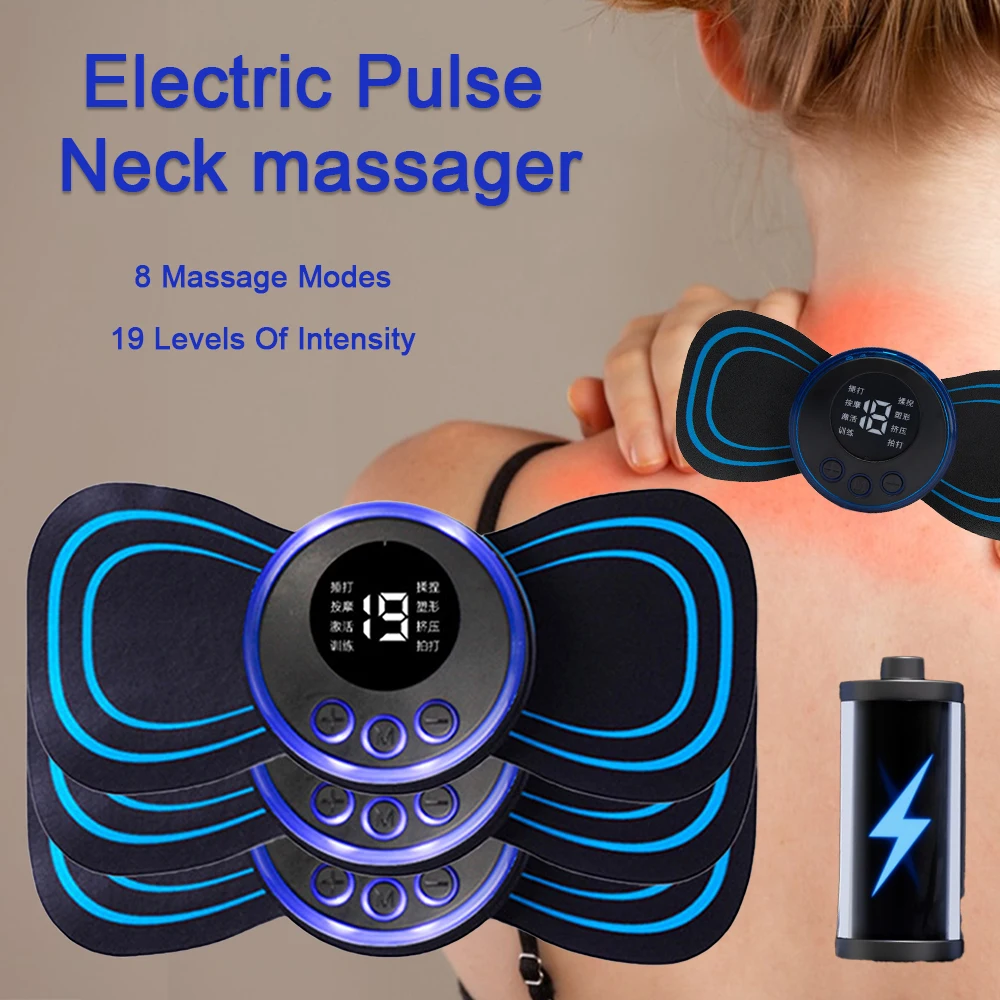 Ems-Electric-Pulse-Neck-Massager-Smart-Neck-Stretcher-Patch-Portable ...