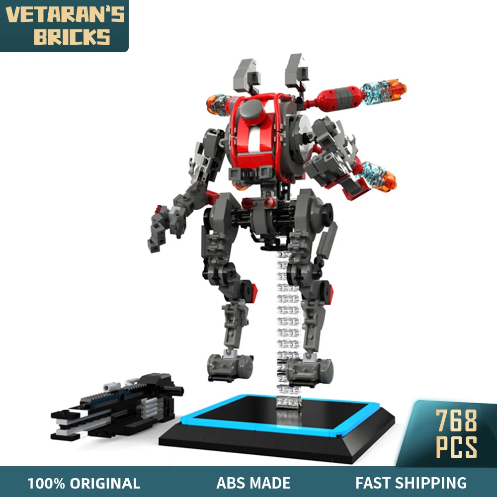 Moc Viper Titan Mecha Titanfall Walking Robot Model Brick Toy Action ...