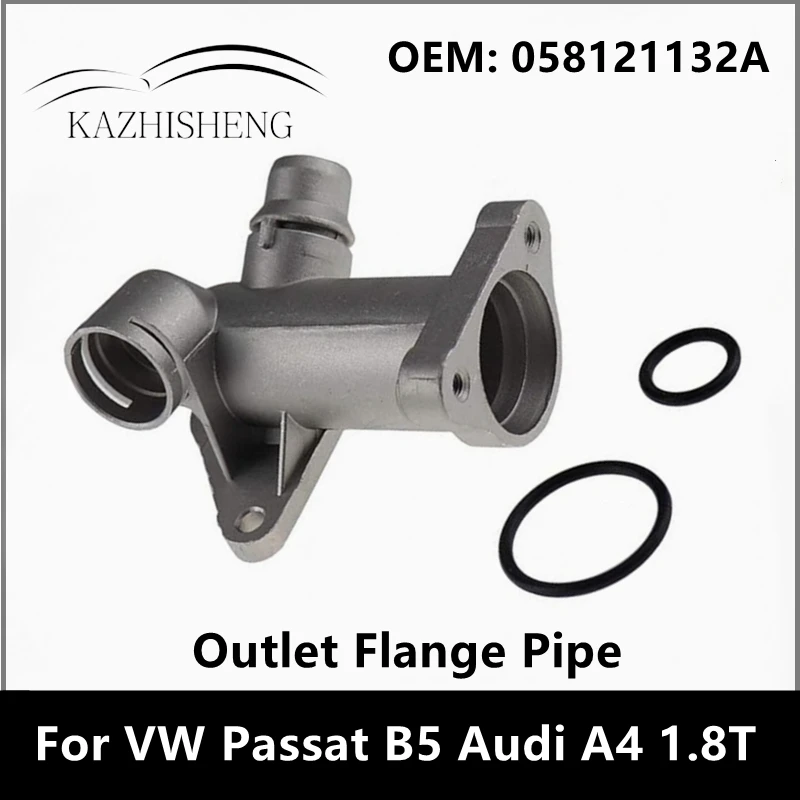 058121132A Aluminium Cooling Radiator Water Outlet Flange Pipe Hose ...