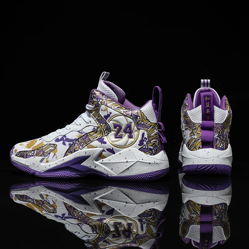 Men-s-Basketball-Shoes-Spring-And-Fall-Models-Mesh-Breathable-Lace-up ...