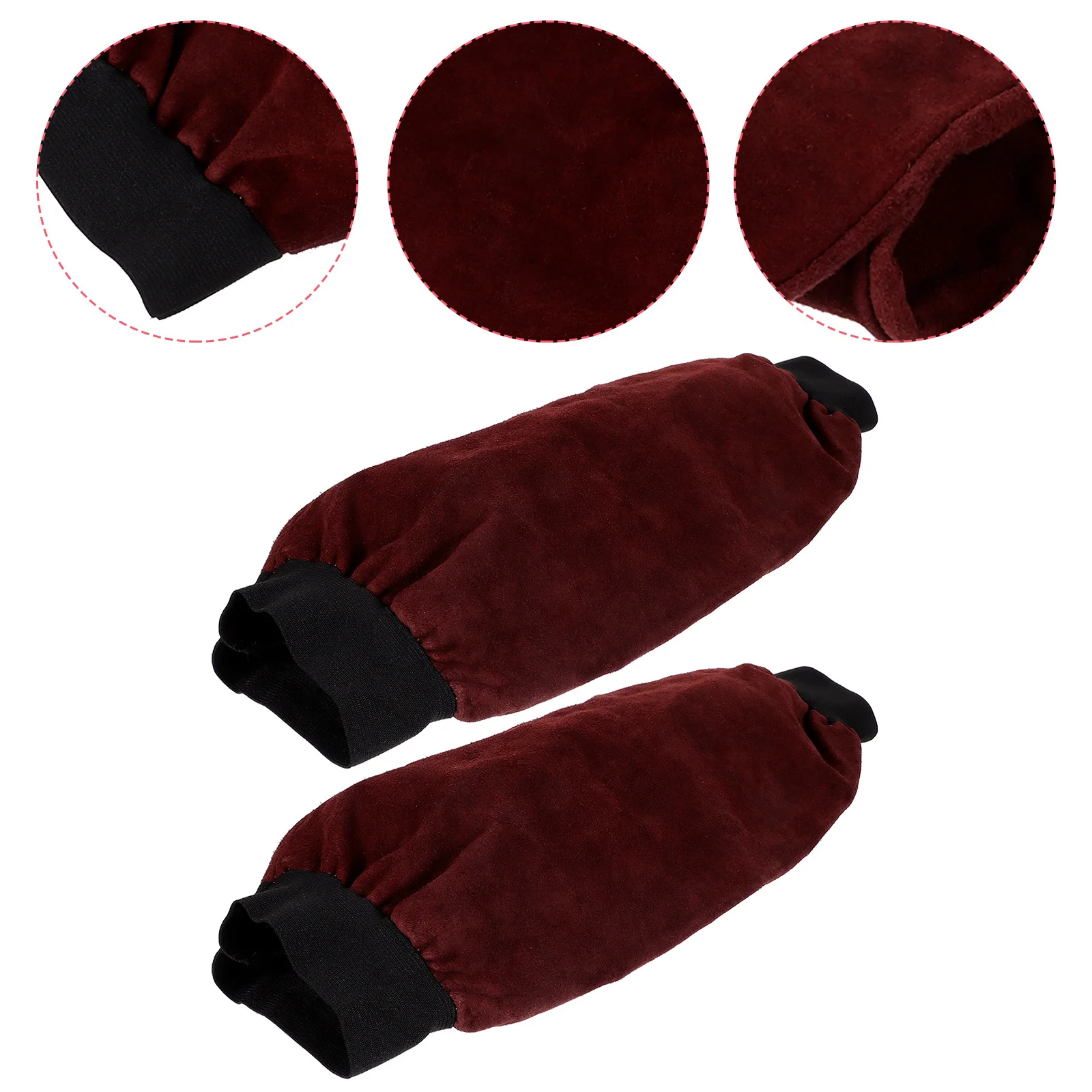 1Pair Protective Welding Sleeves Arm Guards Flame Resistant Breathable ...