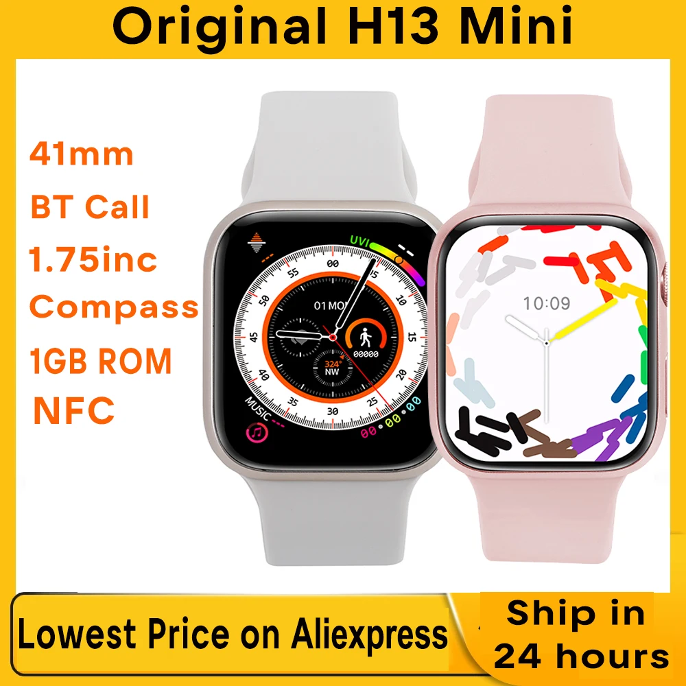 H13-Mini-reloj-inteligente-para-hombre-y-mujer-dispositivo-con-1GB-de ...