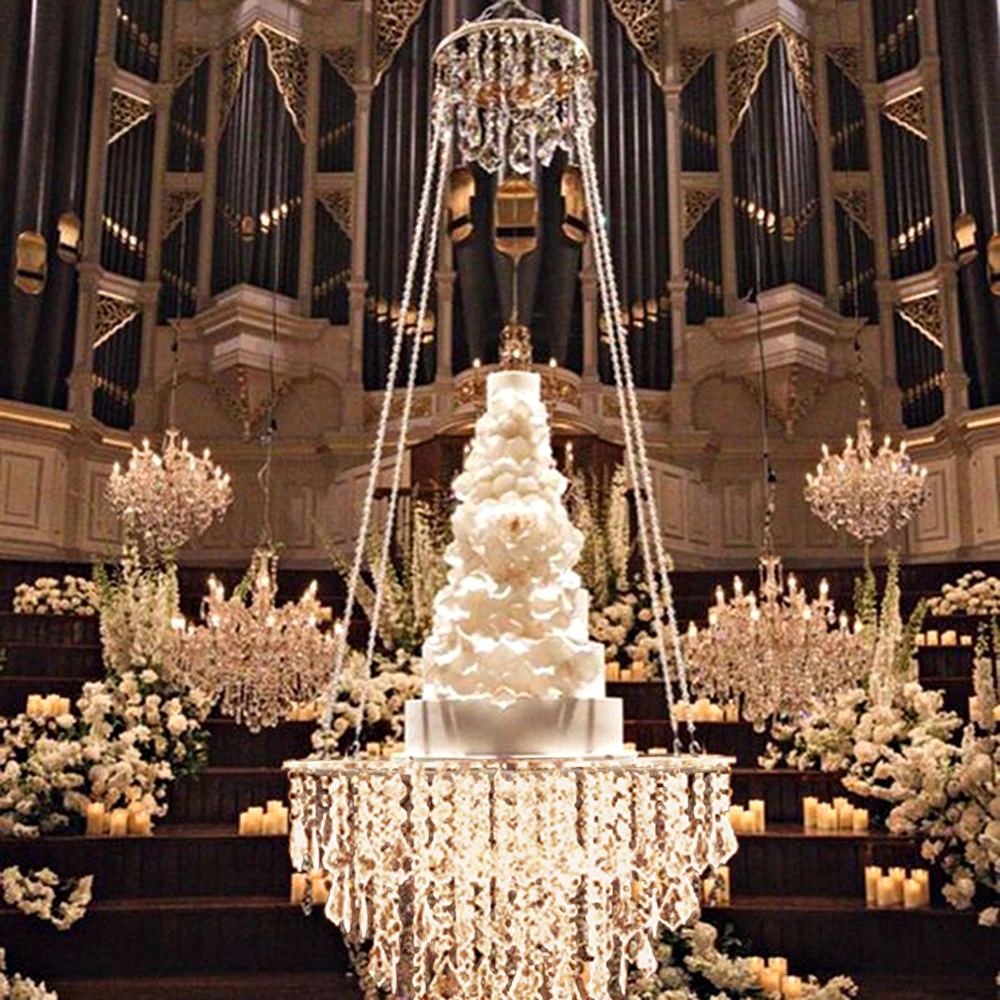 23-6-Inch-Acrylic-Hanging-Cake-Stand-Hotel-Wedding-Venue-Props-Birthday ...