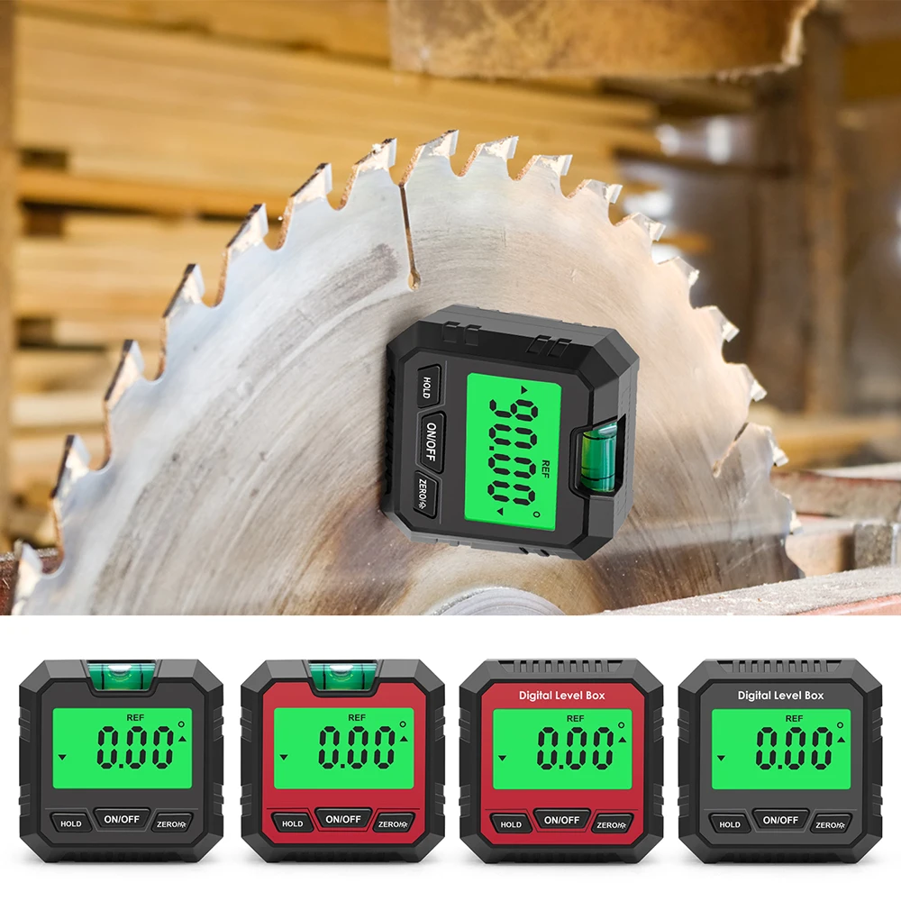 Digital Level Box Protractor Angle Finder 90 Degree Level Gauge Bevel ...