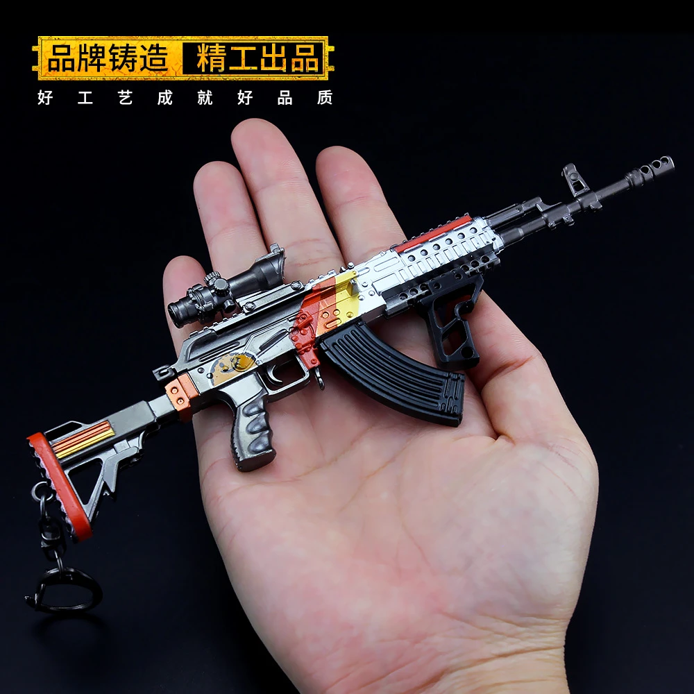 17cm 베릴 M762 자동 돌격 소총 금속 총 무기 미니어처 PUBG 게임 주변 폴란드 육군 군인 장비 군사 ...