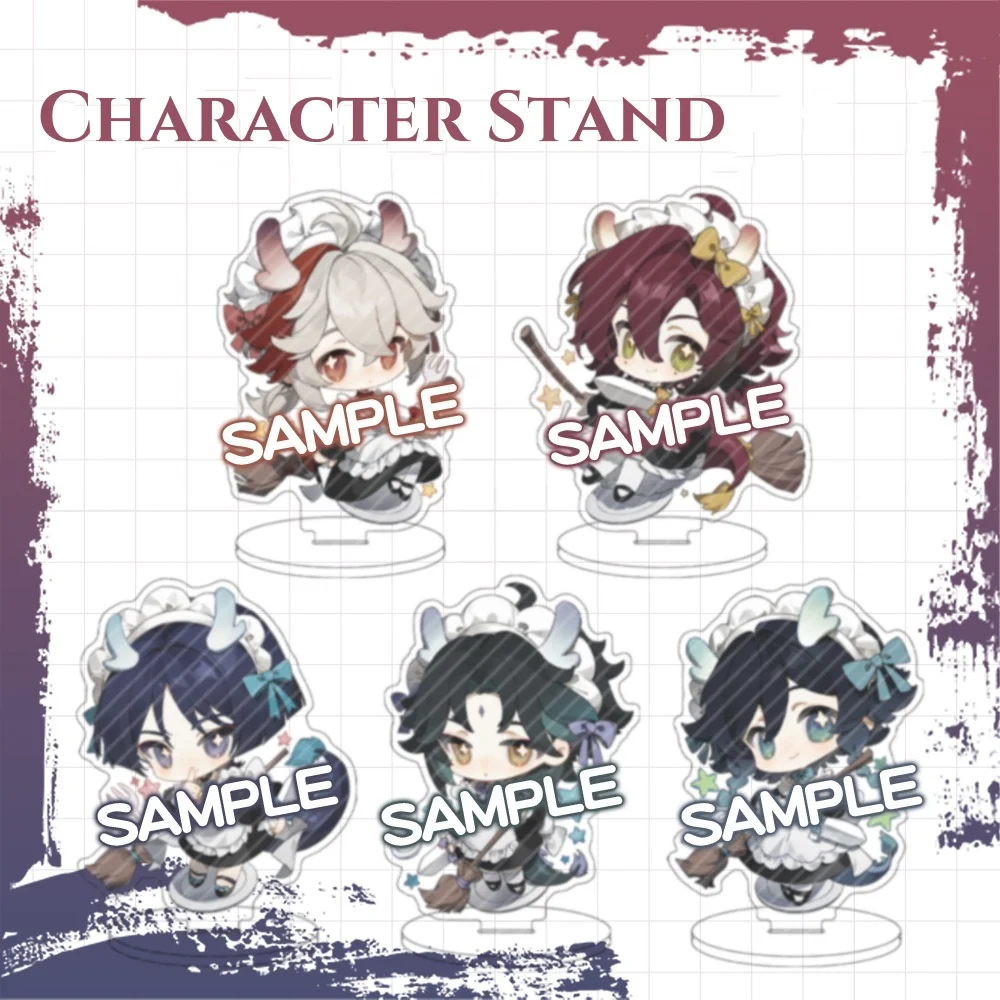 New-Game-Genshin-Cartoon-Character-Stand-Wanderer-Shikanoin-Heizou-Xiao ...