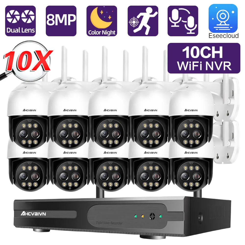 10X-Zoom-4K-Wifi-CCTV-Camera-Security-System-8-10CH-Wireless-NVR-Set ...