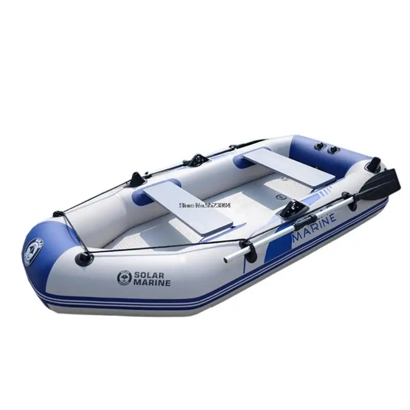 Inflatable-Fishing-Boat-For-3-Persons-230cm-PVC-Rubber-Kayak-With-Air ...