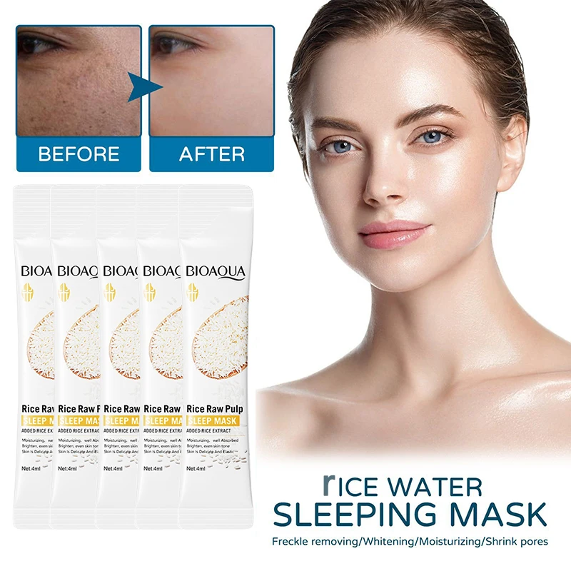 Bioaqua-Rice-Face-Sleeping-Mask-Moisturizing-Lightening-Face-Lifting ...