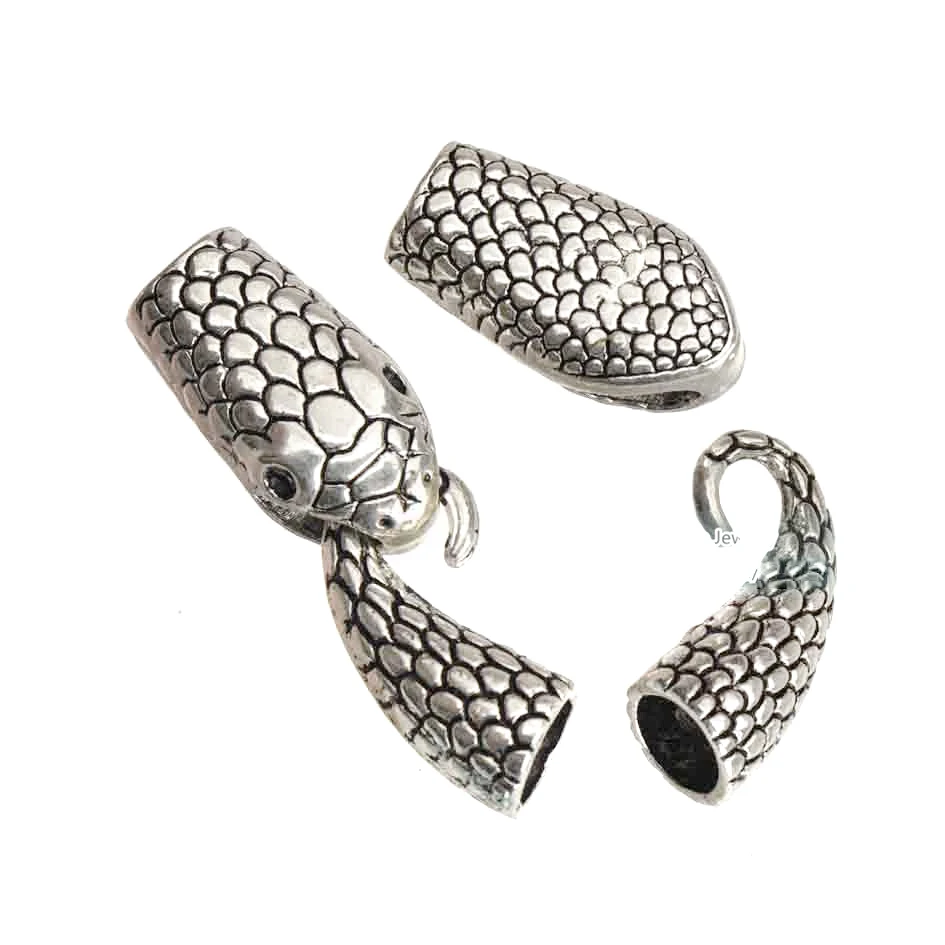 diy-bracelets-clasps-toggles-hooks-connectors-animal-snake-6mm-round ...
