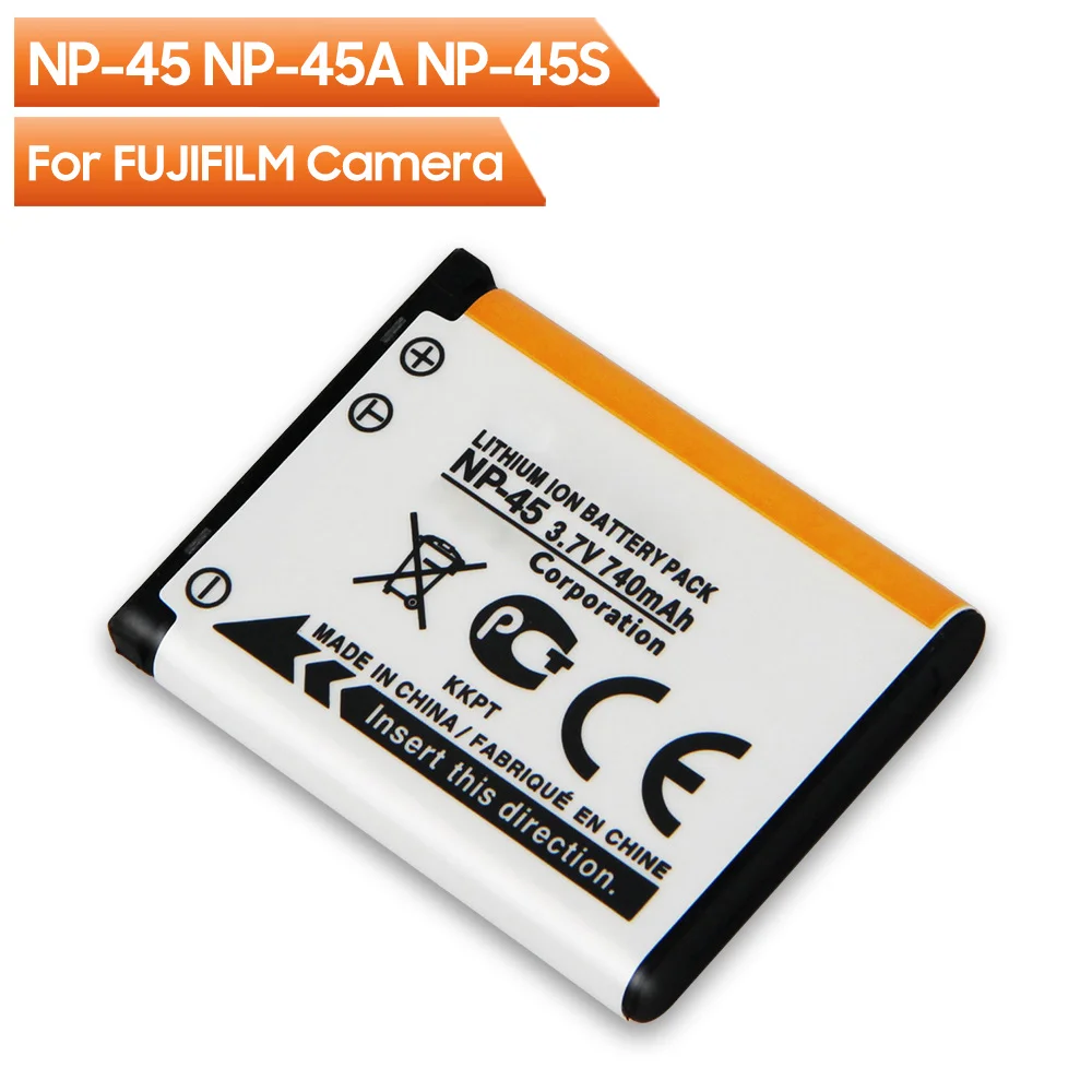 740mAh NP-45 NP-45A NP45S Rechargeable Battery For FUJIFILM Z200fd Z100 ...