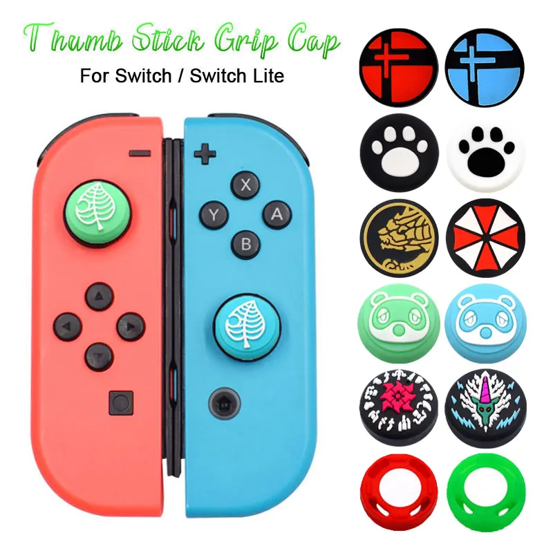 2pc-Cartoon-Thumb-Stick-Grip-Cap-For-Nintendo-Switch-Oled-NS-Lite-JoyCon-Controller-Joystick ...