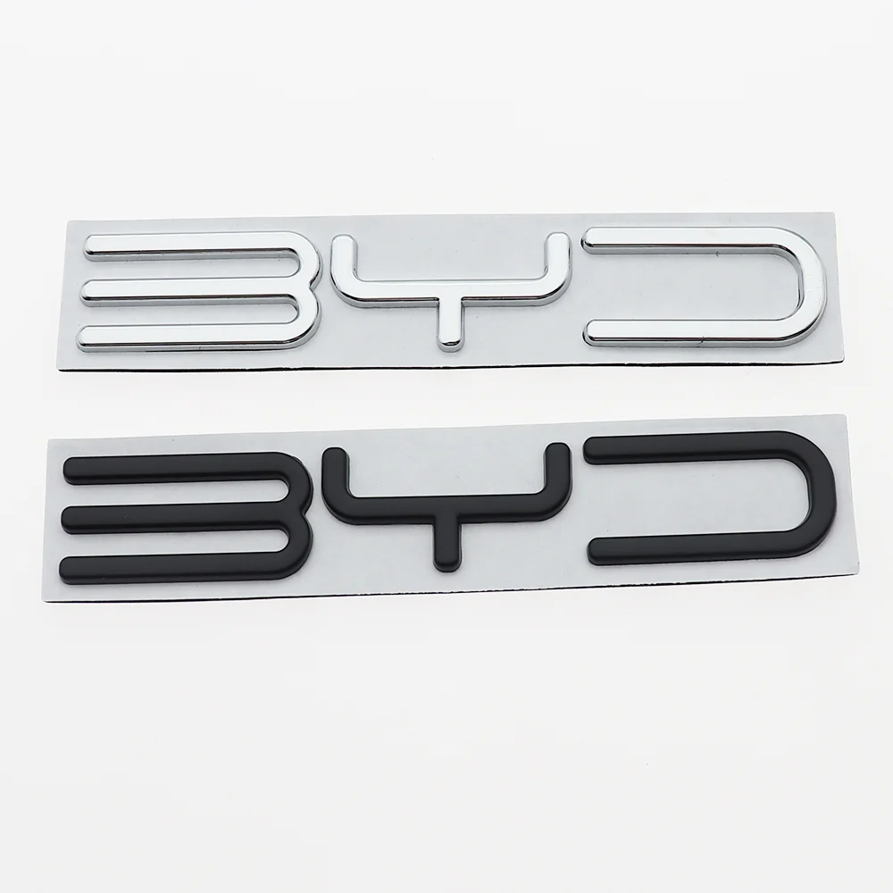 BYD-Metal-3D-Car-Letter-Logo-Badge-decoraci-n-trasera-pegatina-maletero ...